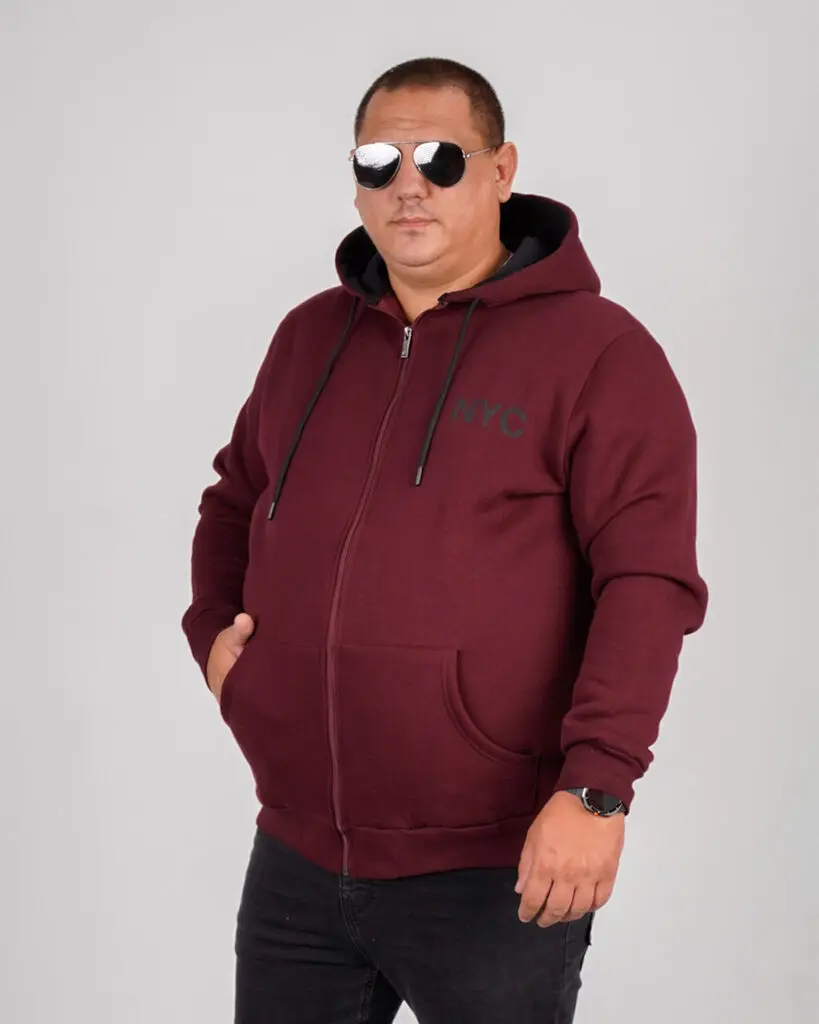 La ForceGrande Muška dukserica SB 24541, Bordo