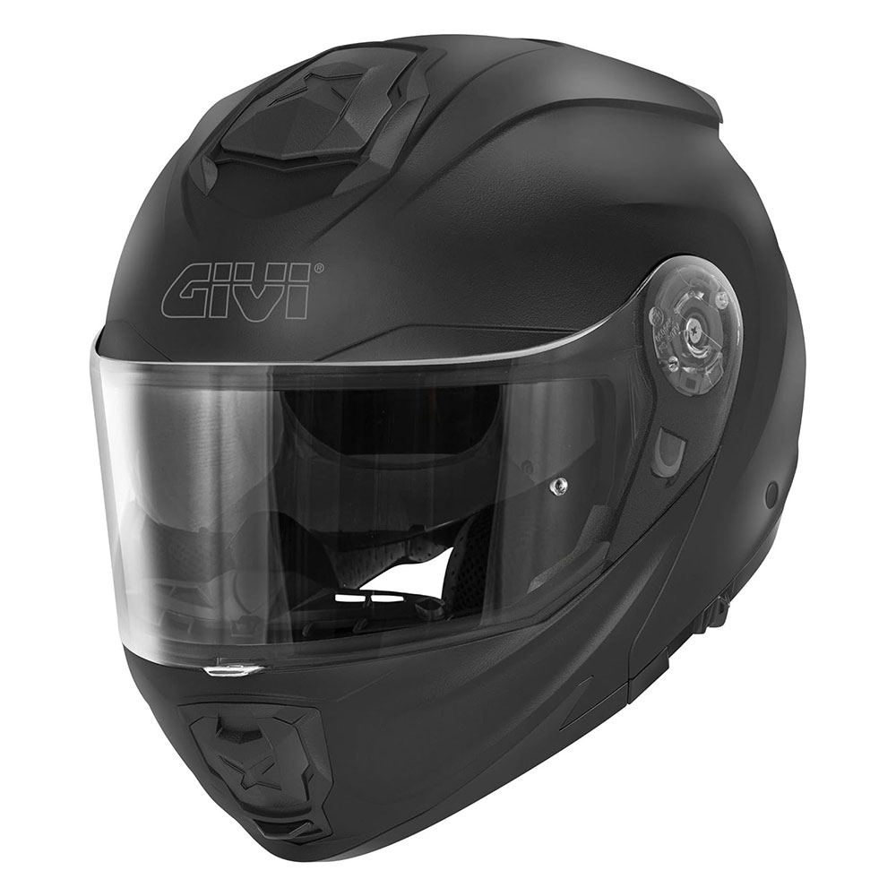 Kaciga GIVI Flip Up X27 mat crna sa naočarima