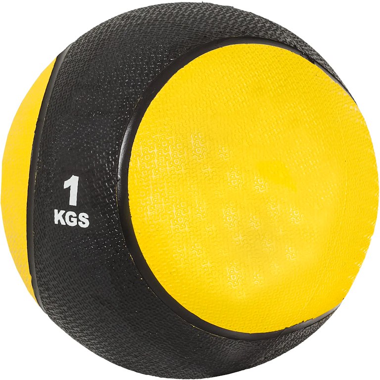 GORILLA SPORTS Gumena medicinska lopta 1 kg