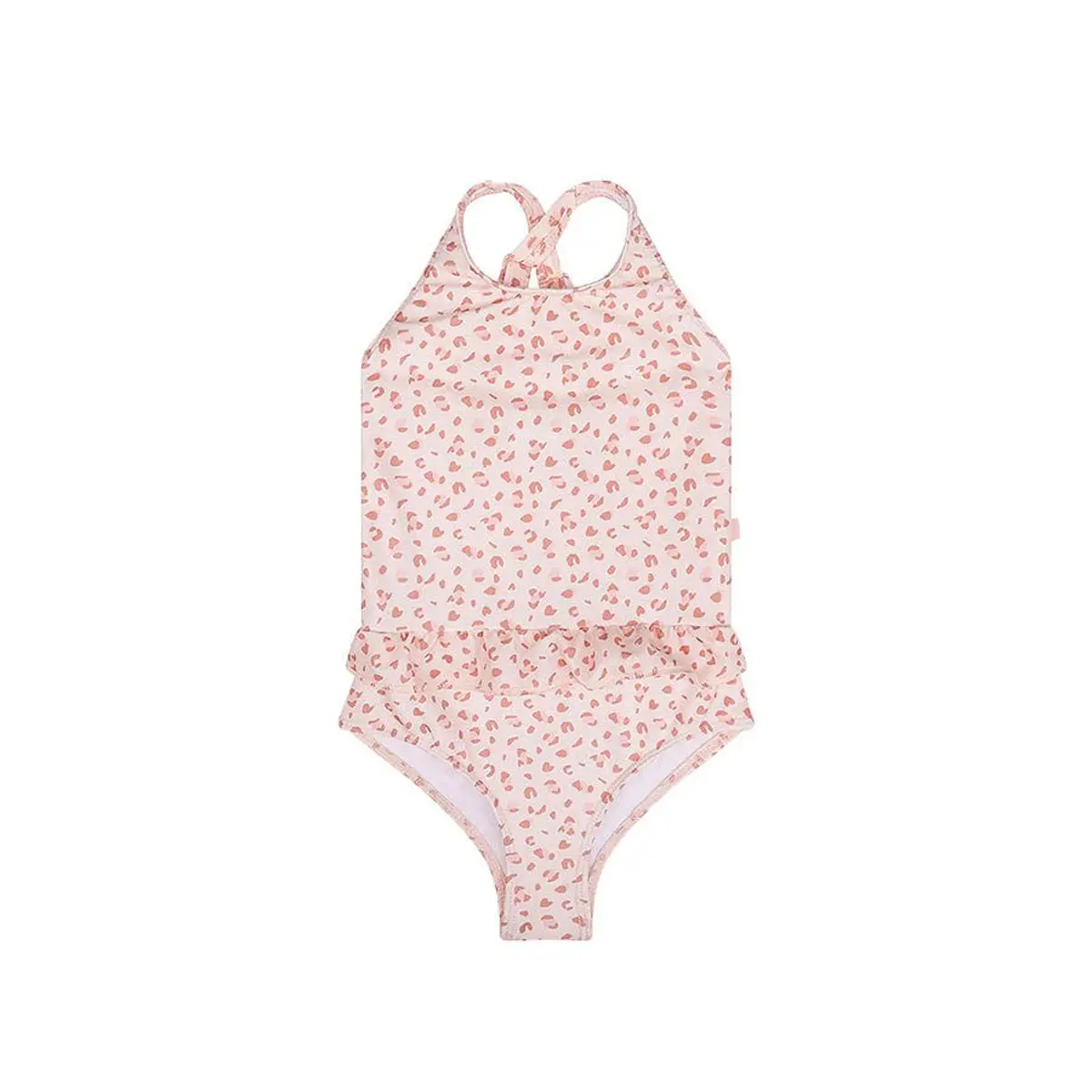 Swim Essentials Jednodelni kupaći kostim za devojčice, Svetloroze