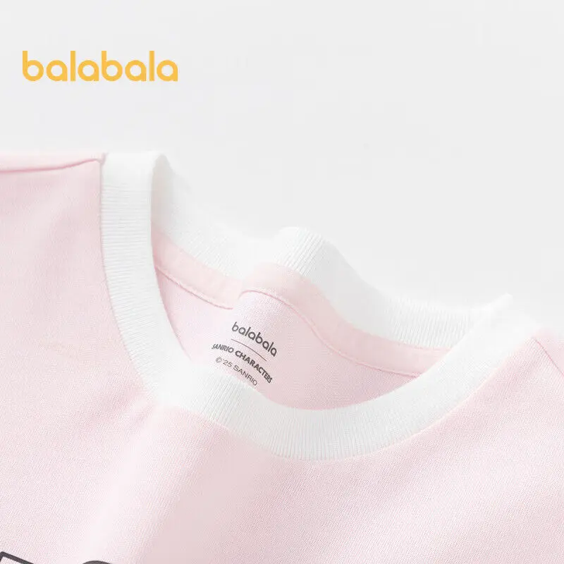 Balabala Majica kratkih rukava za devojčice, Roze