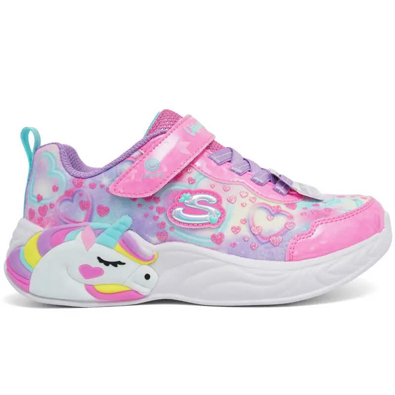 Skechers Patike za devojčice S Lights-Unicorn Dreams-Hear, 303063L-PKMT, Roze