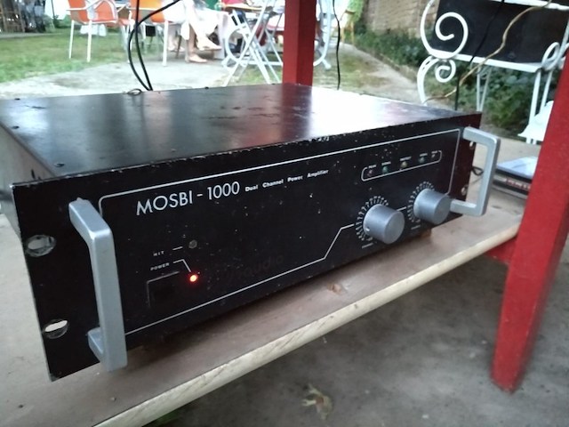 .  Pojacalo  `MOSBI  1000  `  2 x 500 W na  8 oma