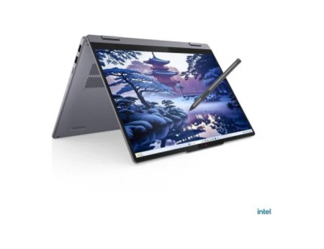 Lenovo IdeaPad 5 14IAL10 (83KR006HYA+PWR-C) 2u1 laptop Intel Core Ultra 7 255H 14" WUXGA Touch 16GB 1TB SSD Intel ARC sivi