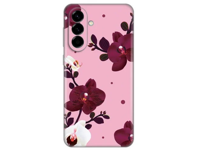 Red Silikonska Print Skin maska za mobilni telefon Samsung A57 5G roze sa orhidejom