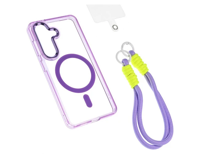 Red Magsafe Loop maska za mobilni telefon Samsung S26 ljubičasta