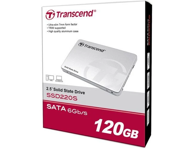 Transcend SSD220S 120GB 2.5" (TS120GSSD220S)  SSD disk