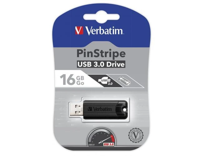 Verbatim USB Flash Pinstripe 16 GB (49316) USB 3.0