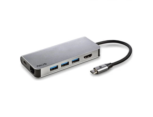 NGS Wonder USB Hub 8 in 1 aluminium type C