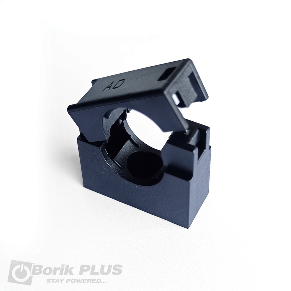 Držač plastičnog bužira prečnika 18.5mm, CRNI