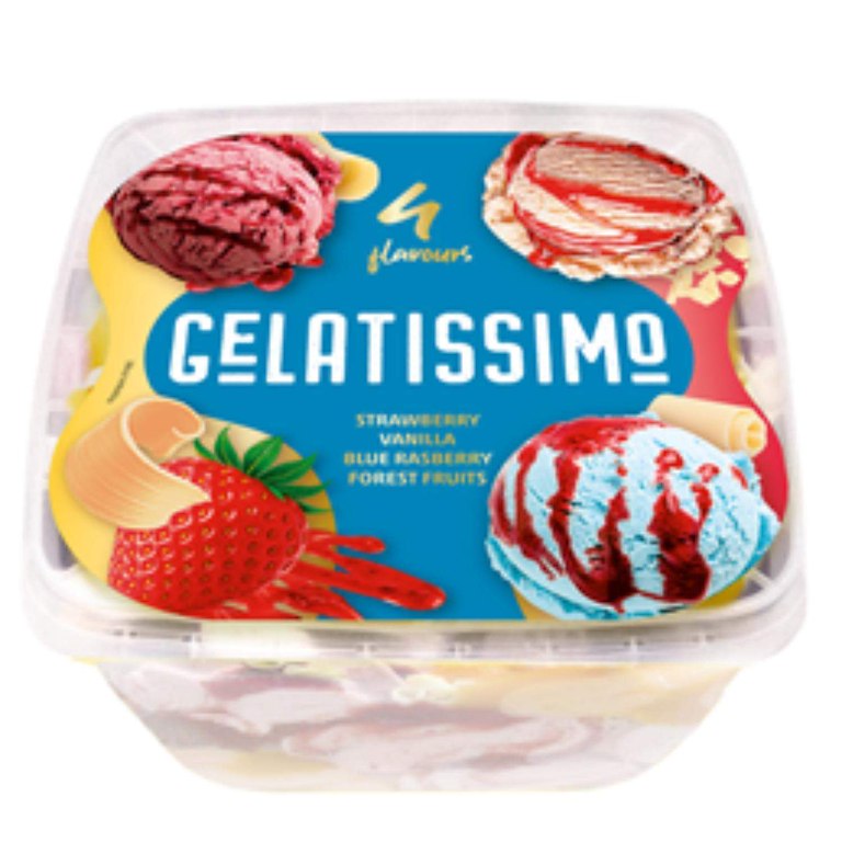 Sladoled šum voće mal 1.65l gelatissimo