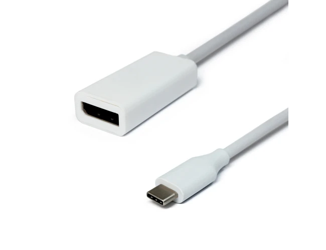 3G (201864) adapter tip C (muški) na Display Port (ženski) 4K 60Hz beli