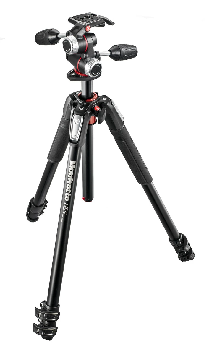 Manfrotto set MK055XPRO3-3W Alu 3-S Kit 3W tripod stativ