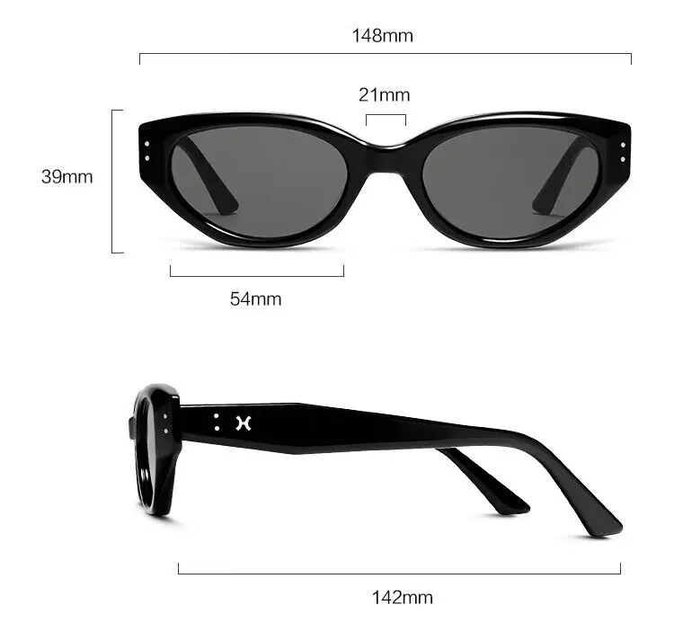 Loho Unisex naočare za sunce, Crne