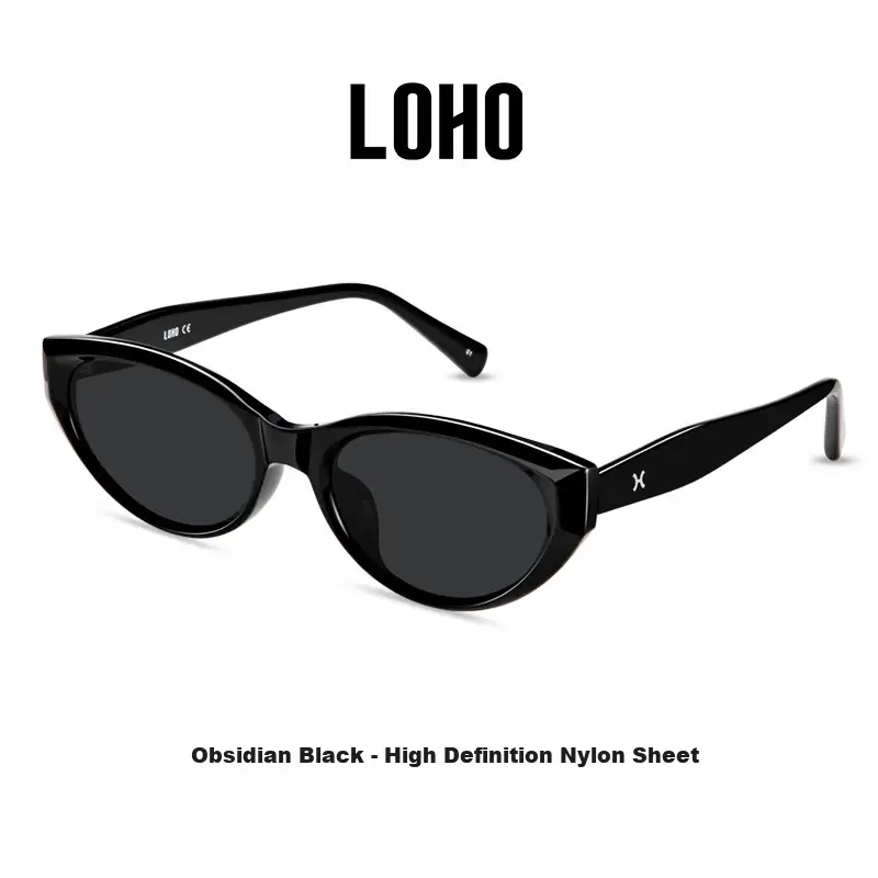 Loho Unisex naočare za sunce, Crne