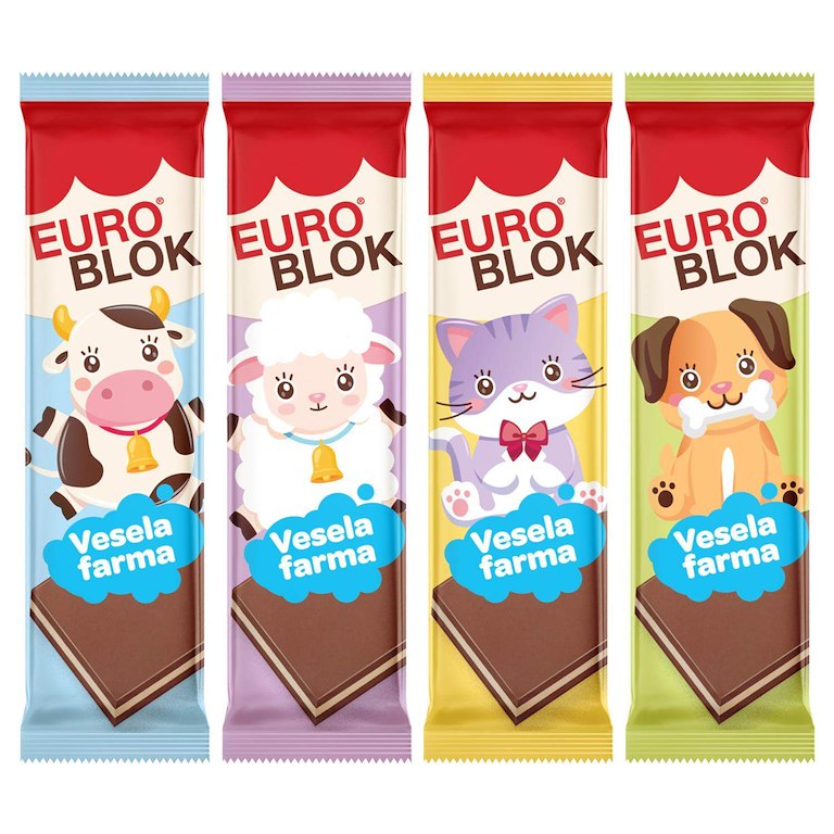 Swisslion bar eurocrem blok vesela farma 40g