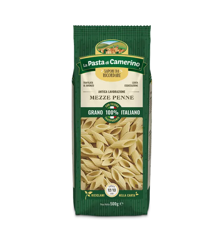Camerino Testenina Mezze Penne, 500g