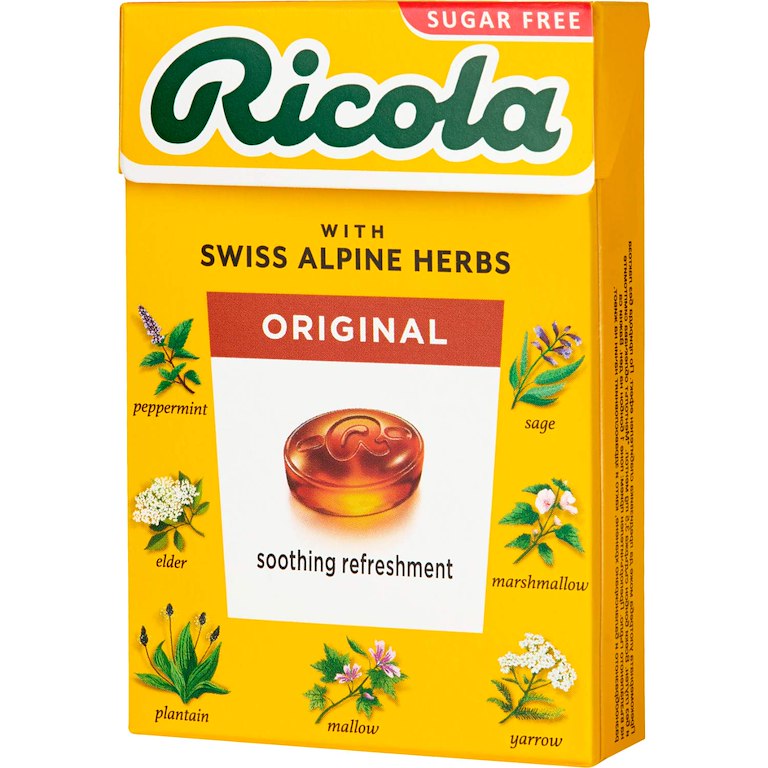 Ricola bombone bez šećera original 40g ricola