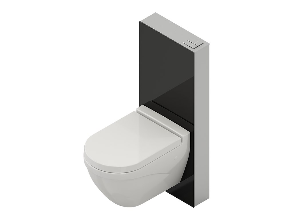VODOKOTLIĆ UGRADNI GLASS CRNI ZA KONZOLNU WC ŠOLJU BOCCHI 8100-1000