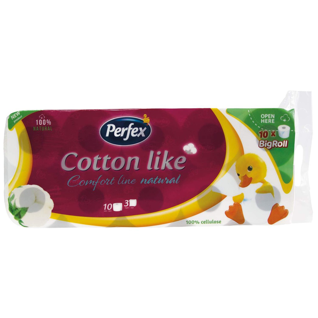 Perfex toalet papir Comfort Line Natural 3sl 10/1