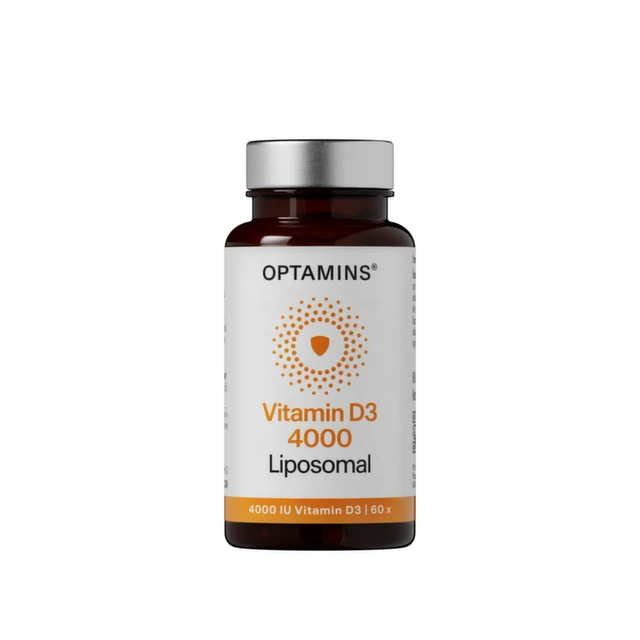 OPTAMINS Vitamin D3 4000 lipozomalni, 60 kapsula