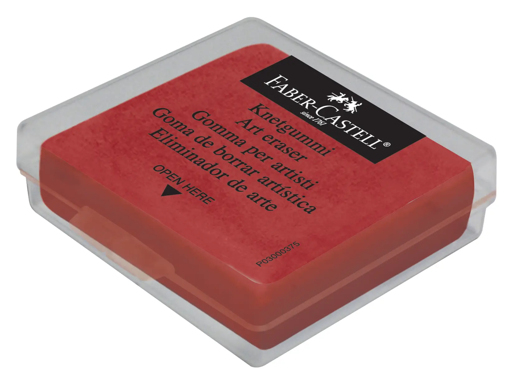 FABER CASTELL Gumica za brisanje, Crvena