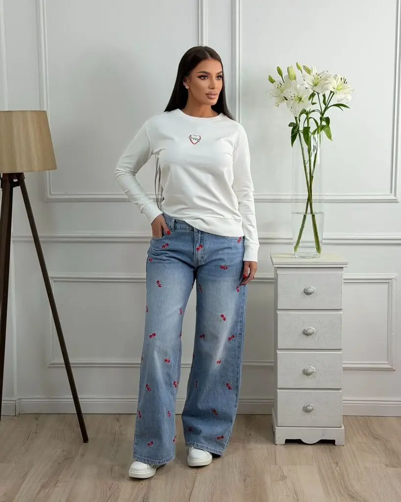 Squareonline Ženske farmerke Cherry Denim