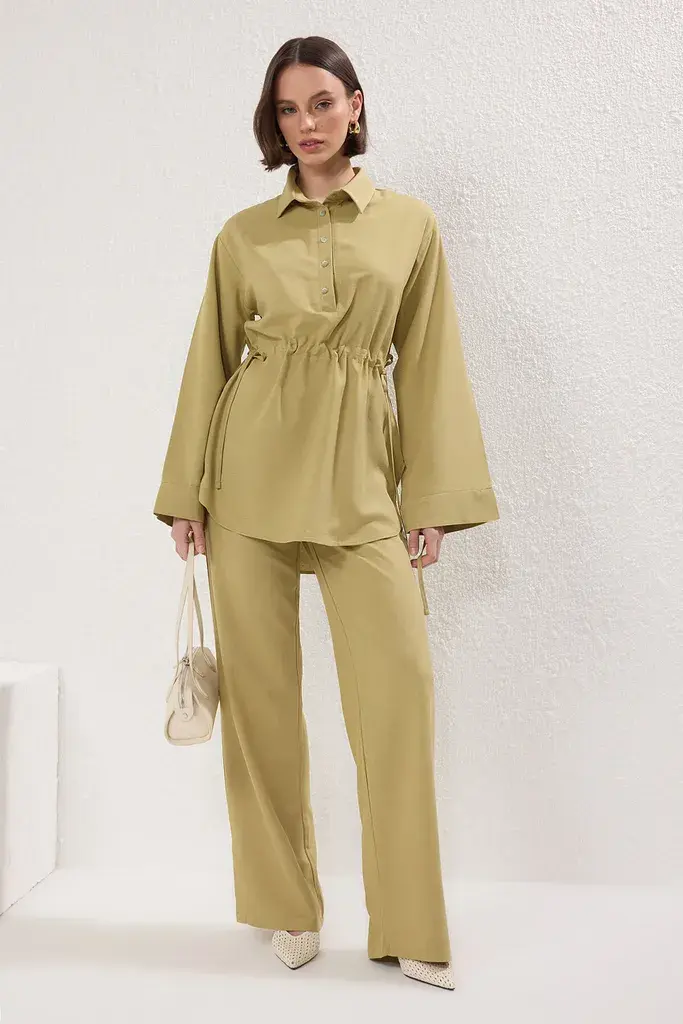 Trendyol Modest Ženski komplet Tctss25Us00028, Kaki