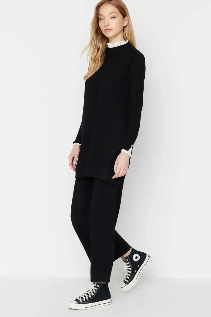 Trendyol Modest Ženski komplet Tctaw23Us00088, Crni