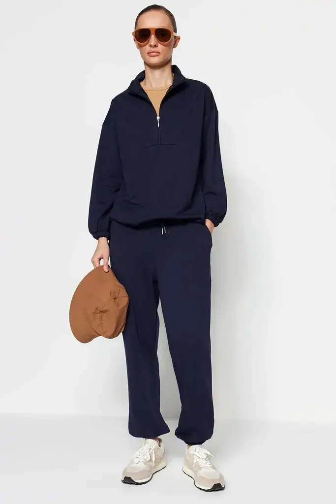 Trendyol Modest Ženski komplet Tctaw22En0051, Tamnoplavi