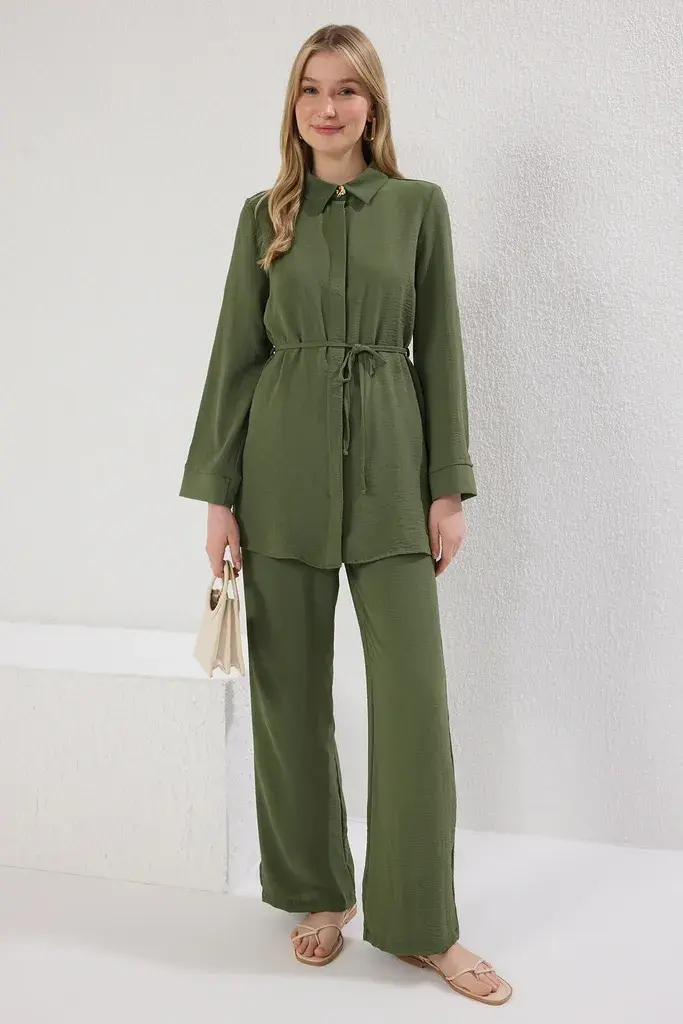 Trendyol Modest Ženski komplet Tctss25Us00034, Kaki