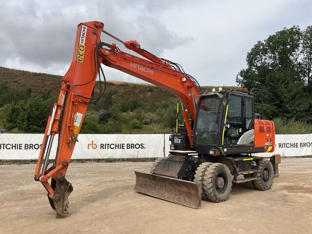 Prodaje se Hitachi ZX140W-6 bager točkaš na aukciji