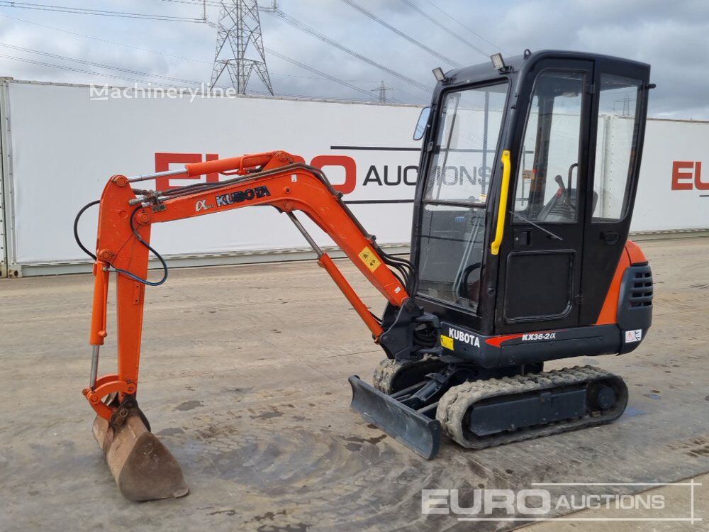Prodaje se Kubota KX36-2A mini bager na aukciji