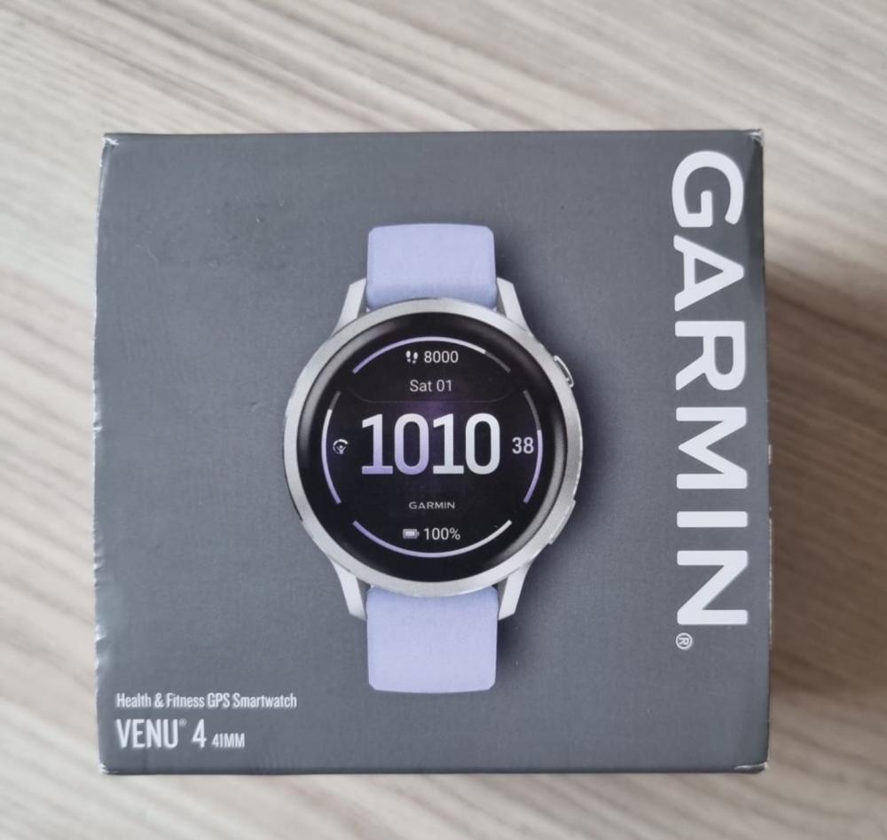 Garmin VENU 4 Amoled 41mm Silver Periwinkle NOV