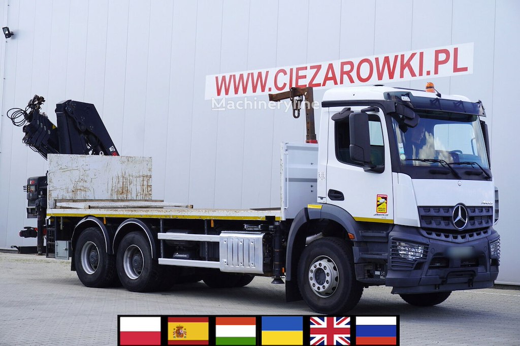 Mercedes-Benz Arocs 2643 6x4 / HIAB X-Hiduo 228 E-4 crane / remote control / P autodizalica