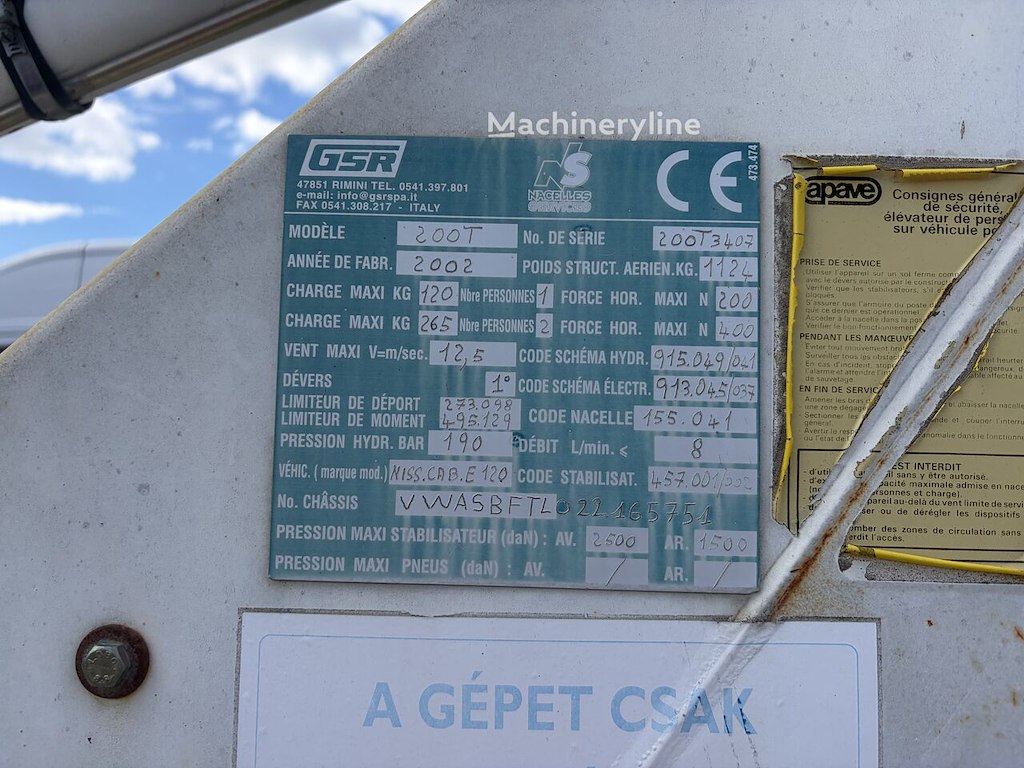 Nissan Cabstar auto dizalica s korpom