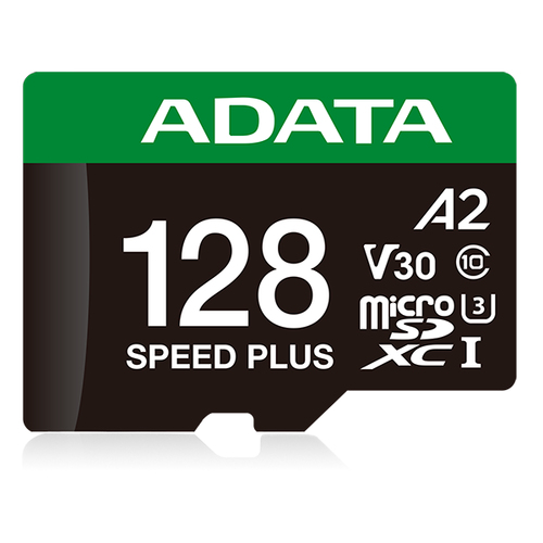 Micro SDXC 128GB A-Data Class 10 + adapter 180/160 MB/s UD128GUI3V30A2SP-RA1
