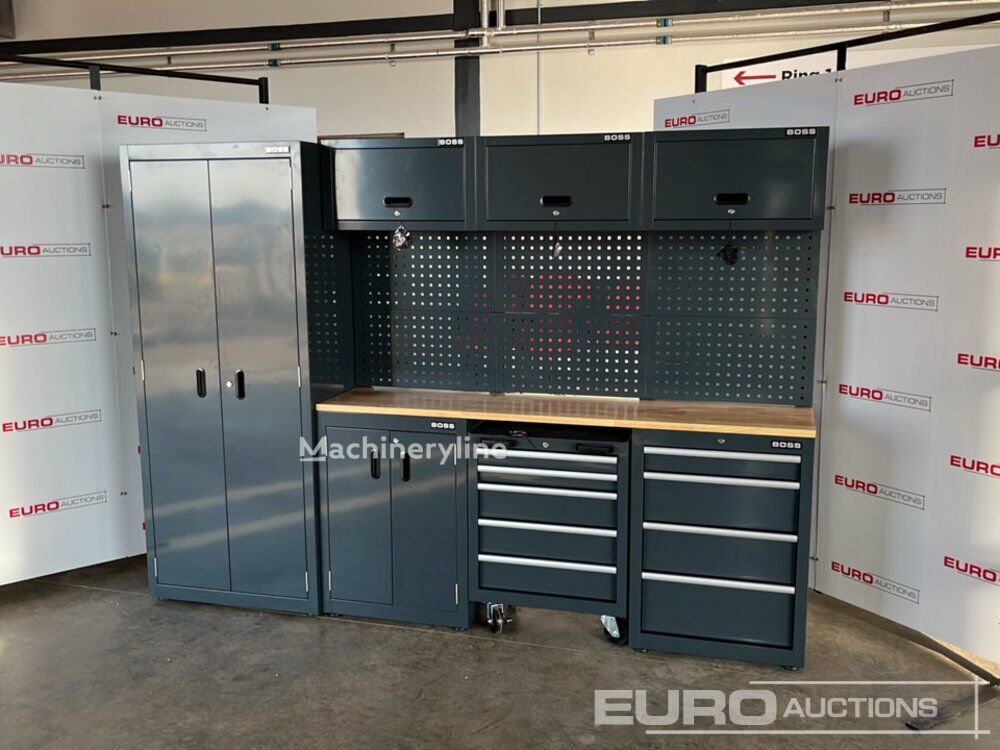 Prodaje se Boss 9 Drawer, 5 Cabinet radni stol na aukciji