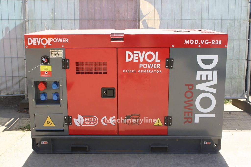 Prodaje se VG Devol Power VG-R30 diesel generator na aukciji