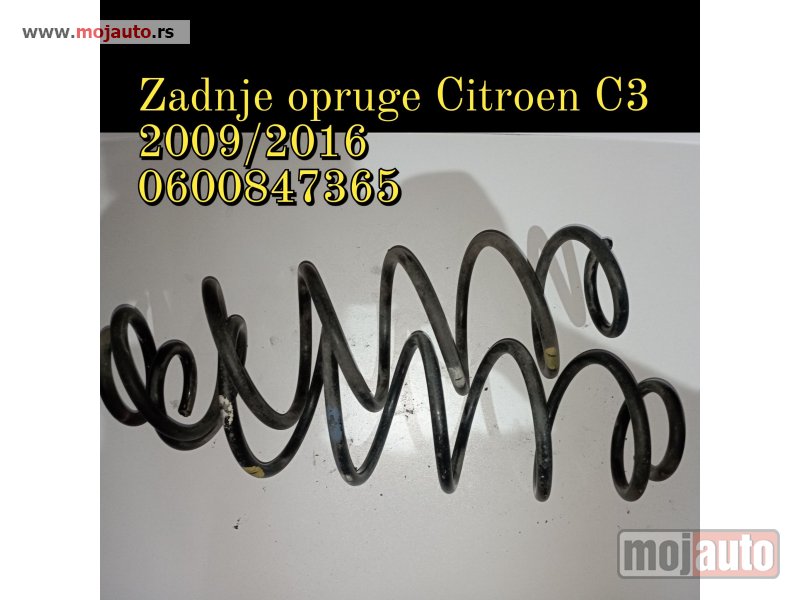 Zadnje opruge za Citroen C3