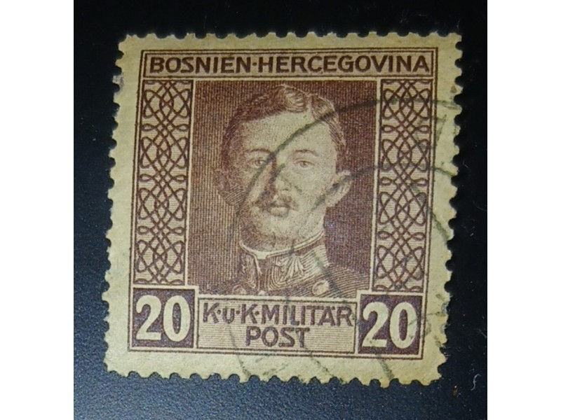 Stara marka Bosne i Hercegovine 1917 (o)
