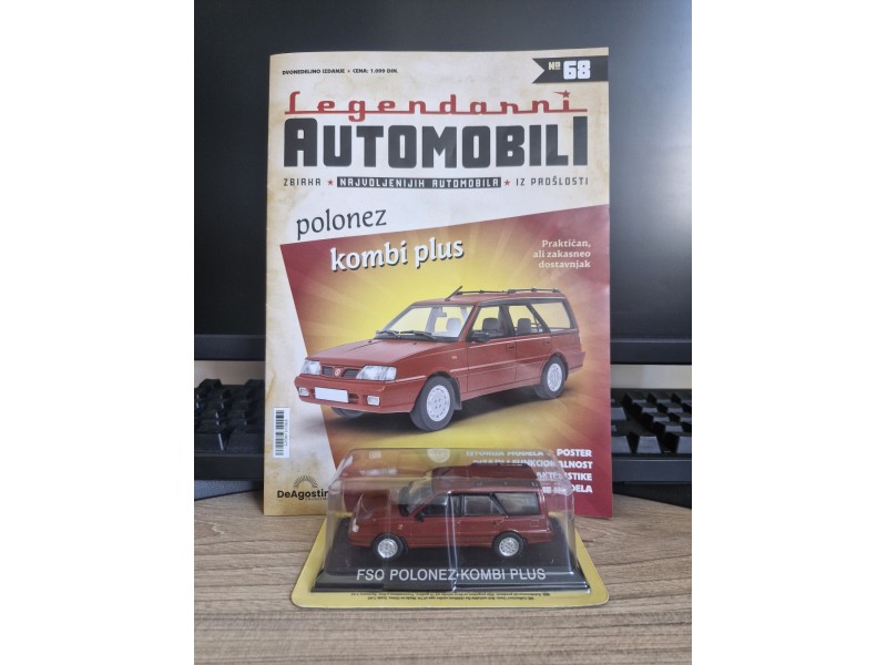 Deagostini Legendarni automobili br. 68 *usko postolje*