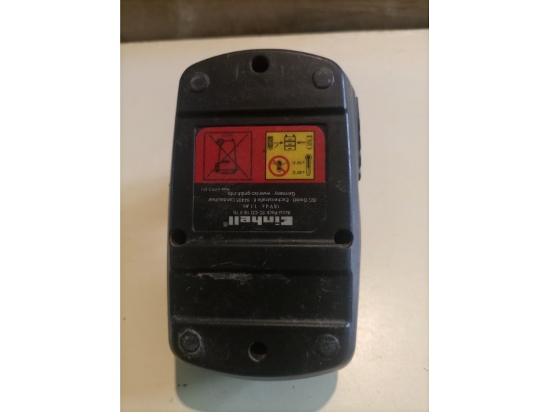 Einhel baterija 18 v 1.1 ah