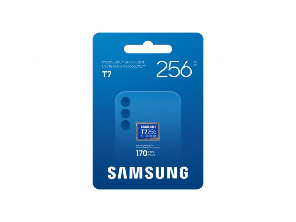 Memorijska kartica SAMSUNGMicro SD 256GB T7Up to 170MBs' ( 'MB-MB256TWW' )