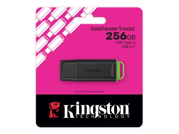 Kinston USB memorija DTXG2 256GB DataTraveler Exodia G2 3.2 crna (DTXG2256GB)
