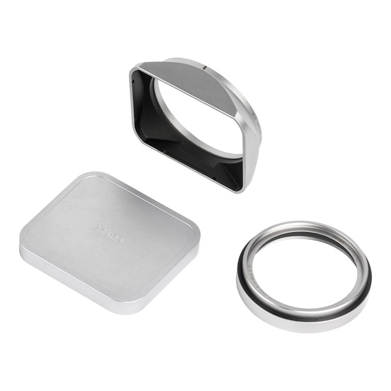 JetMag Pro Lens Hood, Uv Filter & Cap for Fuji X100 Series Silver