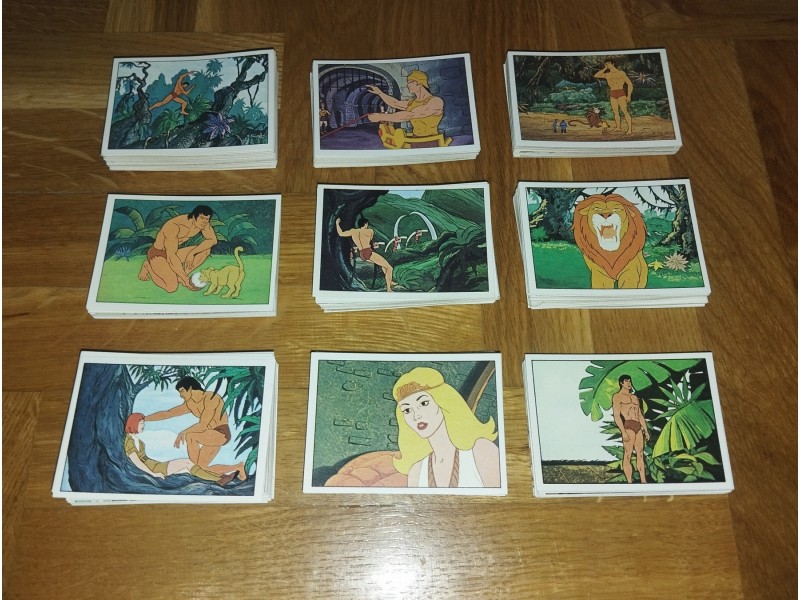 Tarzan 1978 Panini - 370 Razlicitih slicica - MINT
