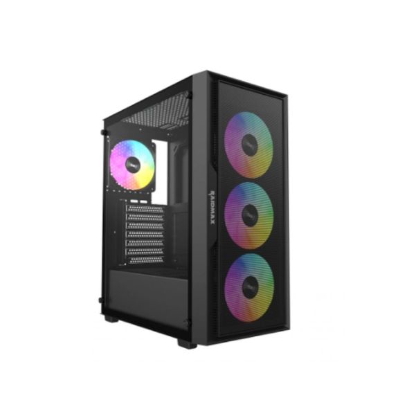 RAIDMAX Kucište Vector 159/ATX/Micro-ATX/Mini-ITX/ARGB/650W/kaljeno staklo/crna