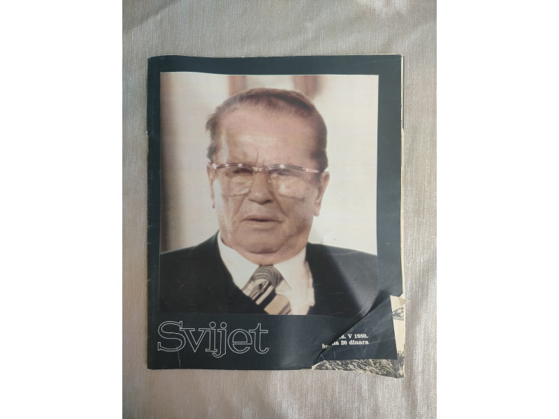 Magazin SVIJET broj 10 (16. 5. 1980) - TITO * Retko !!!