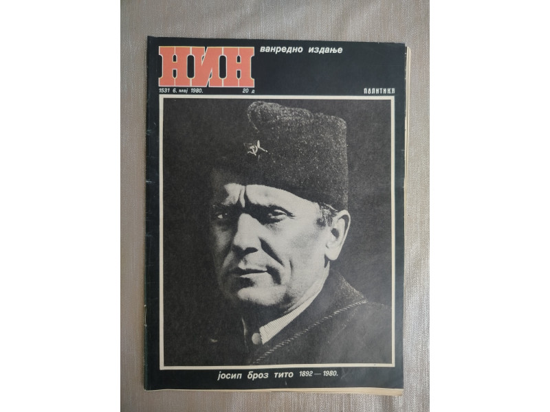 NIN vanredno izdanje br. 1531 (6. maj 1980) TITO
